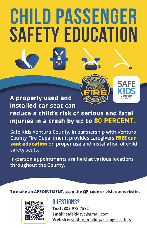 Child Passenger Safety Checks – Ventura County Fire Department